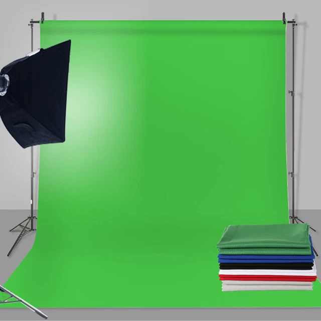 (150 * 200CM) Green Screen Backdrop 4.9ft X 6.6ft High Density ...