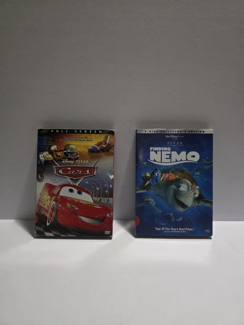 DISNEY PIXAR Cars And Finding Nemo Dvd £8.93 - PicClick UK