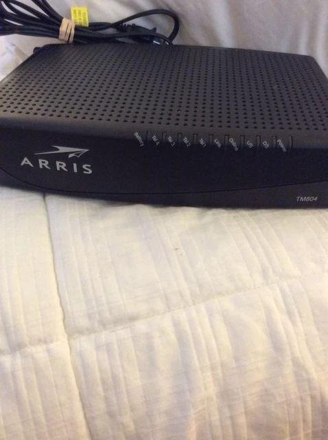 ARRIS TM804 TOUCHSTONE Cable Modem with Power/phone/data cables $28.58 ...