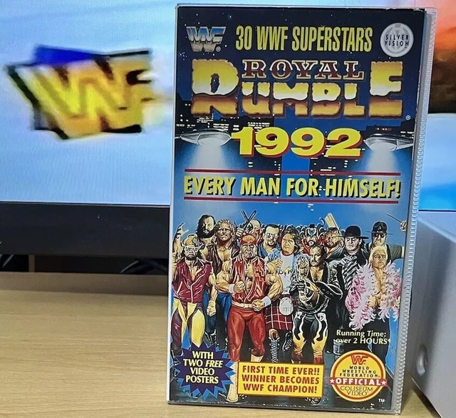 WWF ROYAL RUMBLE 1992 Vhs Video Tape Wwe Wcw Wrestling - Tested ...