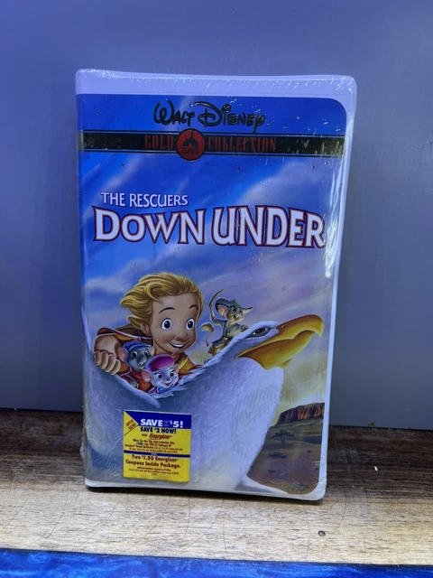 THE RESCUERS DOWN UNDER - Walt Disney Classic Gold Collection - New Sealed VHS £16.72 - PicClick UK
