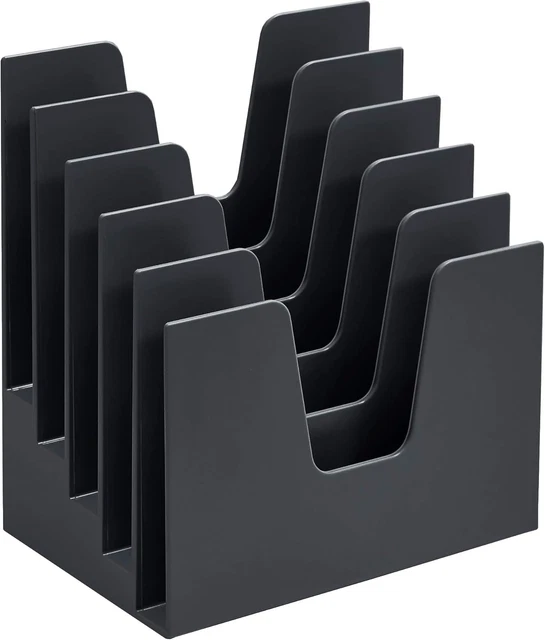 5 SECTION INCLINE File Sorter Organizer, Mail, Folder, Letter Desk ...