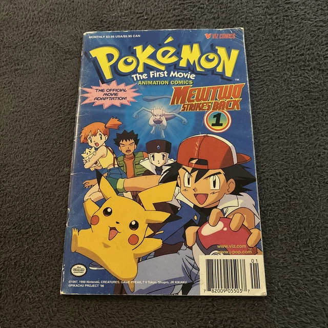VINTAGE POKEMON THE First Movie Book #1 Animation Comic 1998 Mewtwo ...