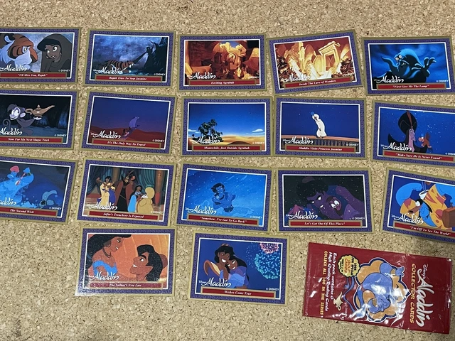 DISNEY'S ALADDIN MOVIE Trading Cards - Bulk Lot vintage retro 90's ...