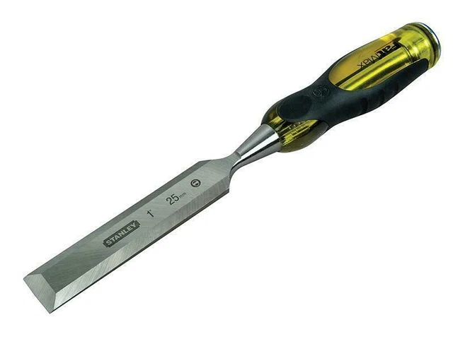 STANLEY TOOLS FATMAX Bevel Edge Chisel With Thru Tang 30Mm (1.1/8In ...
