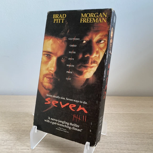SEVEN (VHS, 1996) Brad Pitt, David Fincher - Horror / Thriller (Se7en ...