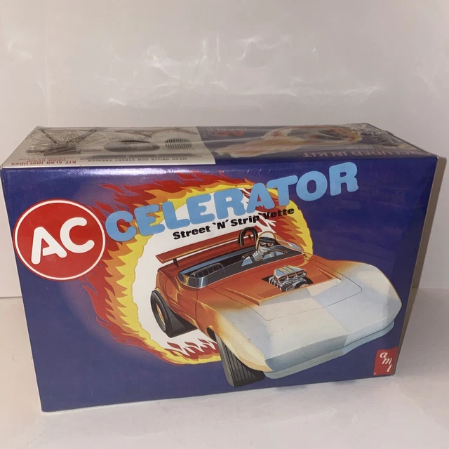 AMT - AC-ACCELERATOR 1968 Strip/Street Corvette Model Kit Chevy 1/25 ...