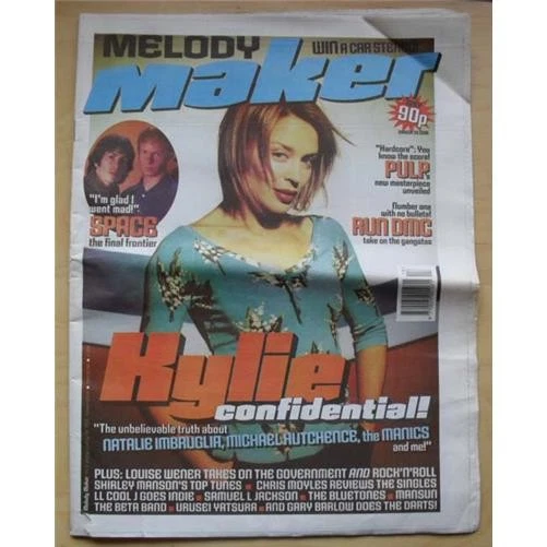 KYLIE MINOGUE MELODY Maker Magazine March 28 1998 Kylie Minogue Cover ...