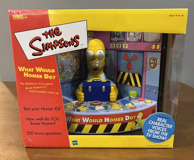 THE SIMPSONS WHAT Would Homer Do? Tiger Electronic Trivia Game ...