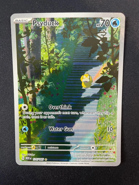 POKÉMON TCG PSYDUCK Scarlet & Violet - 151 175/165 Holo Illustration ...