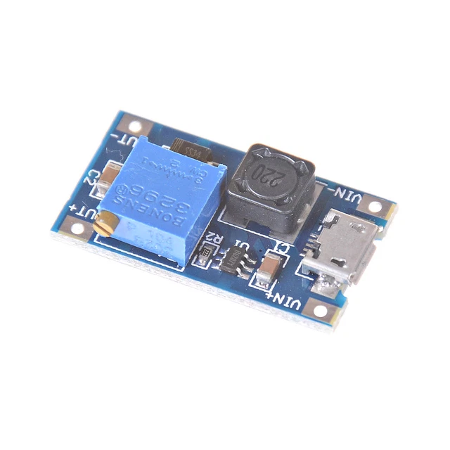 DC-DC USB 2~24V to 5~28V 2A Boost Step Up Adjustable Regulator Power ...