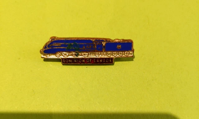 RAILWAY DOMINION OF Canada Steam Locomotive Enamel Pin Badge H.W ...