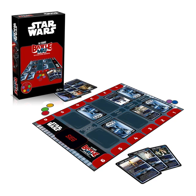 WINNING MOVES BATTLE Mat - Star Wars Incl. Haut Trumps Jeu de Cartes ...