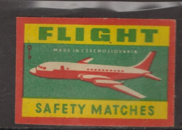 MATCHBOX LABELS CZECHOSLOVAKIA-FLIGHT, export -** £1.50 - PicClick UK