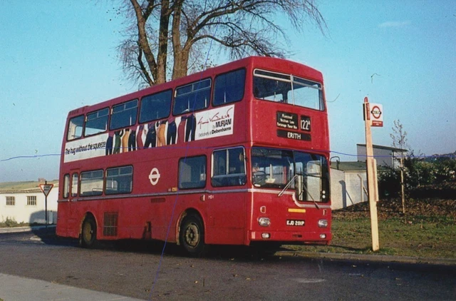 BUS PHOTO MD1 Photograph Kjd201P Picture London Transport Scania ...