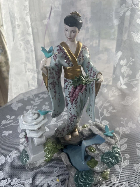 FRANKLIN MINT MARIKO Princess of the Wisteria Blossoms £155.00 ...