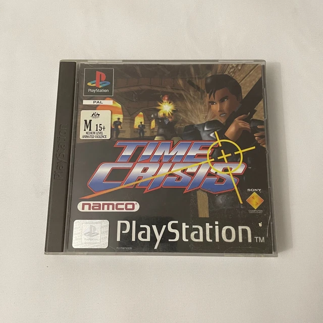 TIME CRISIS | Sony Playstation 1 PS1 PSX PAL Game + Manual + Point ...