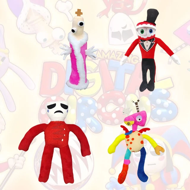 THE AMAZING DIGITAL Circus Collectible Cute Clown Plush Doll Soft Short ...