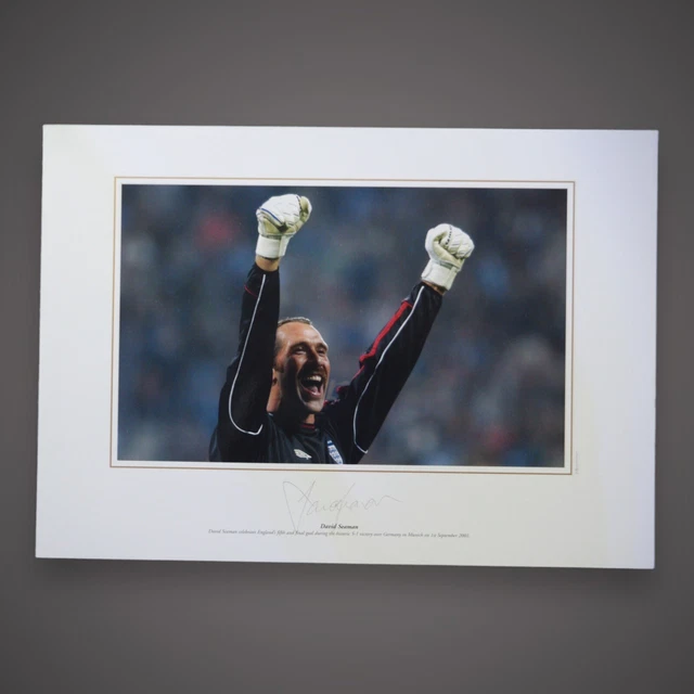 DAVID SEAMAN HAND Signed Photo With Certificate Of Authenticity Bid ...