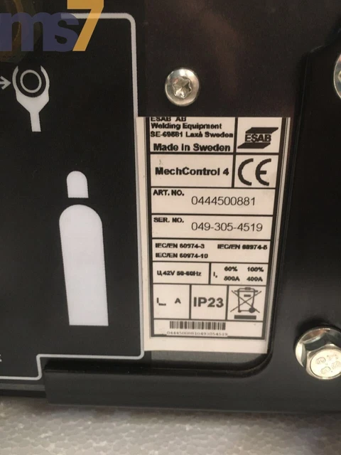 ESAB MECHCONTROL 4 Orbital Welding Machine With Torch Wire Feeder ...
