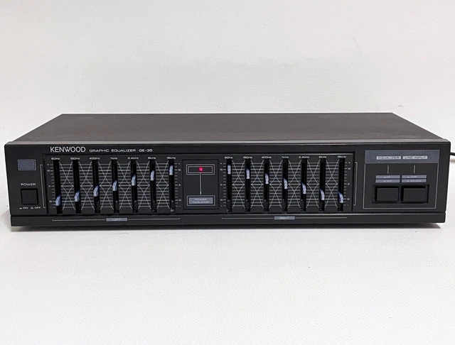 VINTAGE KENWOOD GE-35 Stereo Graphic Equalizer - Made in Japan $140.98 ...