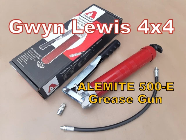 ALEMITE 500-E HEAVY Duty Professional Lever Action Grease Gun with 18 ...