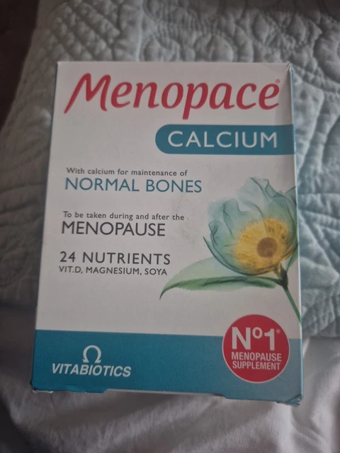 VITABIOTICS MENOPACE MENOPAUSE Calcium 120 Tablets 2 Packs Of 60 £7.99 ...