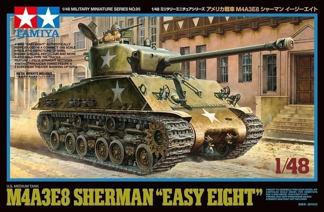 TAMIYA 32595 M4A3E8 Sherman "Easy Eight" 1/48 EUR 24,68 - PicClick DE