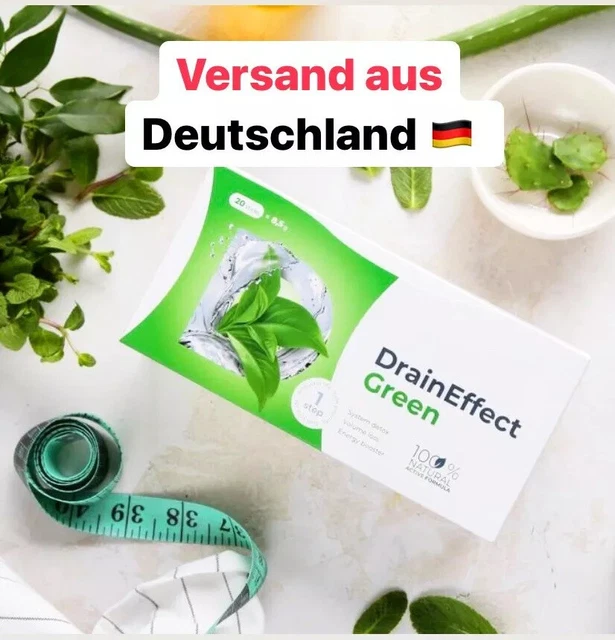 DRAINEFFECT GREEN DRAINING Effektive Gewichtsabnahme Anti-Cellulite ...