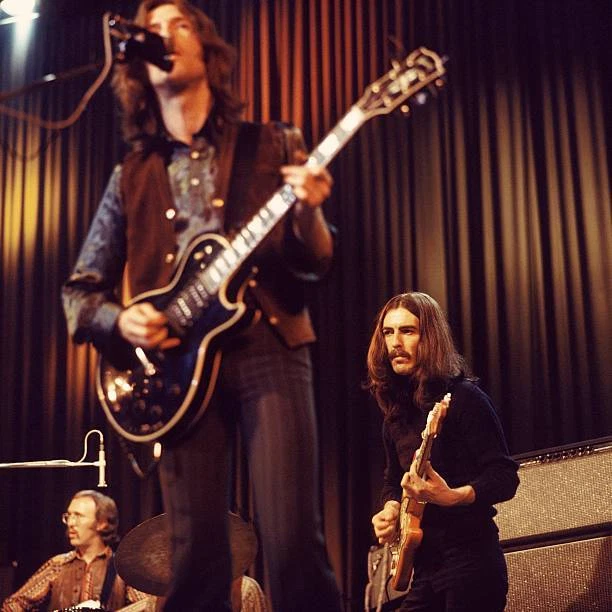 ERIC CLAPTON & George Harrison With Eric Clapton Live 2 Old Music Photo ...