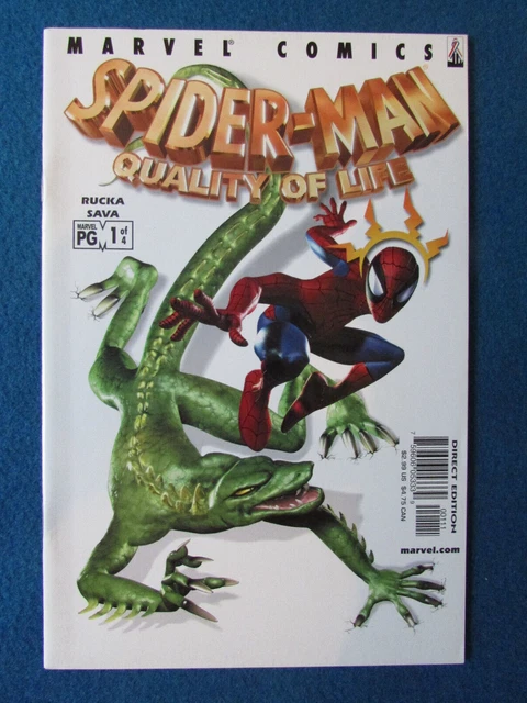 SPIDER-MAN QUALITY OF Life Marvel Comic Issue 1 juillet 2002 EUR 8,19 ...
