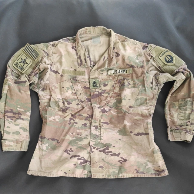 US ARMY JACKE OCP Multicam Scorpion Combat Uniform Large Long ...
