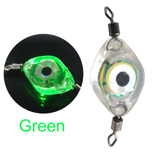 LED ATTRACTING FISH Light Eye Shape Fishing Lure Light for Underwater ...