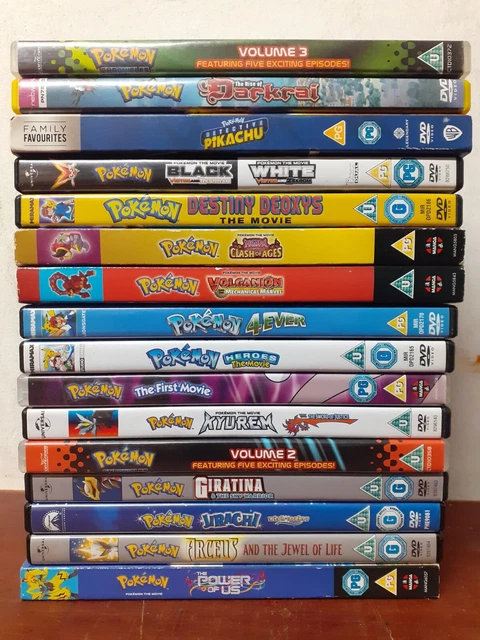 POKEMON DVD BUNDLE Collection First Movie Power Of Us Chronicles Manga ...