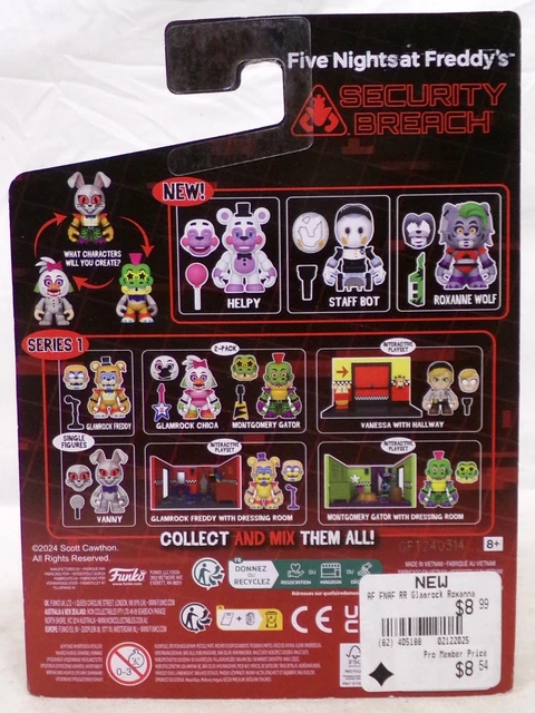 FIGURA ROXANNE WOLF De Five Nights At Freddy's Security Breach Nueva ...