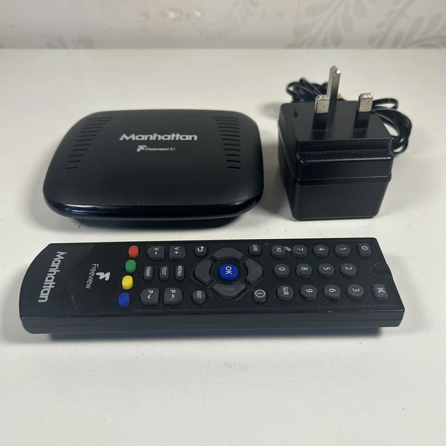MANHATTAN T1 FREEVIEW HD Set Top Box with Remote £39.99 - PicClick UK