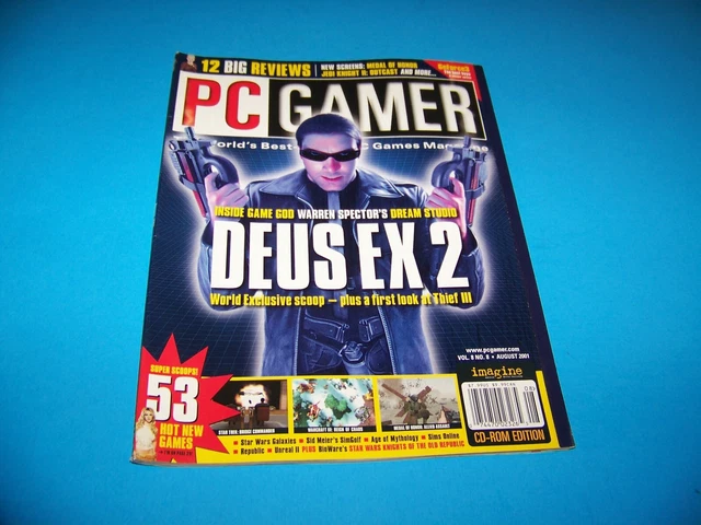 VINTAGE COMPUTER VIDEO Game Magazine 2000 PC Gamer "James Bond 007" £16 ...