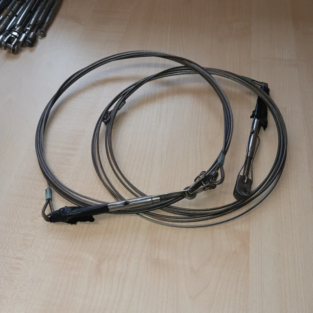 DINGHY 3MM WIRE Shroud rigging Sailing Boat Spare Parts £20.00 ...