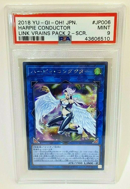 YU GI OH Japanese Harpy Harpie Conductor Secret Rare LVP2-JP006 Sexy PSA 9 Mint EUR 109,90 ...