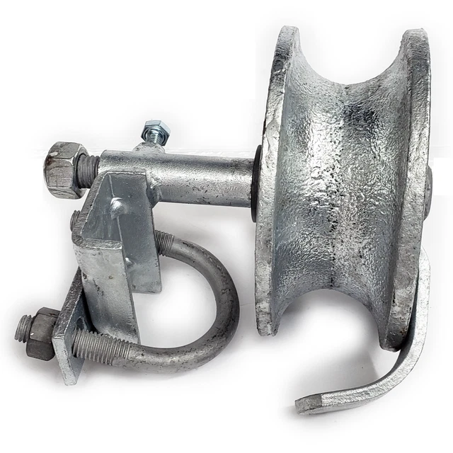 GALVANIZE REAR WHEEL Sliding Chain Link Fence 2" Gate Frame 1-5/8 ...