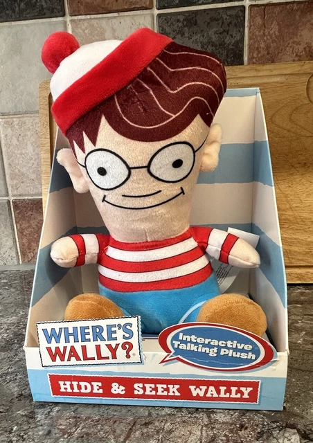 WHERE'S WALLY: HIDE & Seek Wally: Interactive Talking Plush Toy 2021 ...