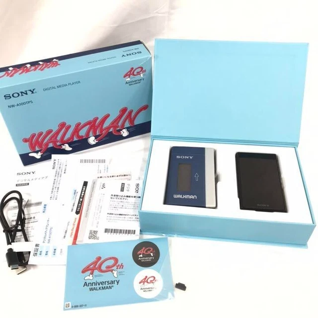 SONY WALKMAN 40TH Anniversary Limited Model NW-A100TPS Hi-Res Bluetooth ...