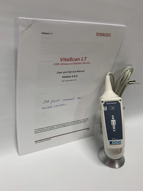 VITACON VITASCAN LT scanner vescica urologia campione ad ultrasuoni IPX1 2,5 m MMS EUR 1.080,90 ...