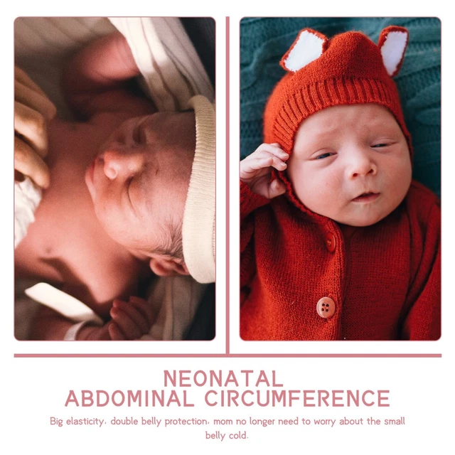 3PCS COTTON BABY Belly Navel Band Umbilical Cord Care for Infant Babies ...