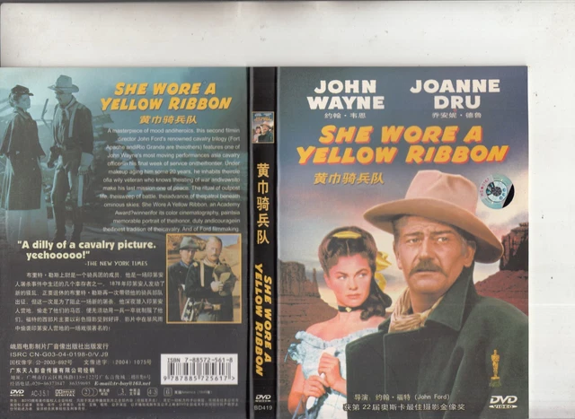 SHE WORE A Yellow Ribbon-1949-[John Wayne]-Argosy Pictures-Movie AP-DVD ...