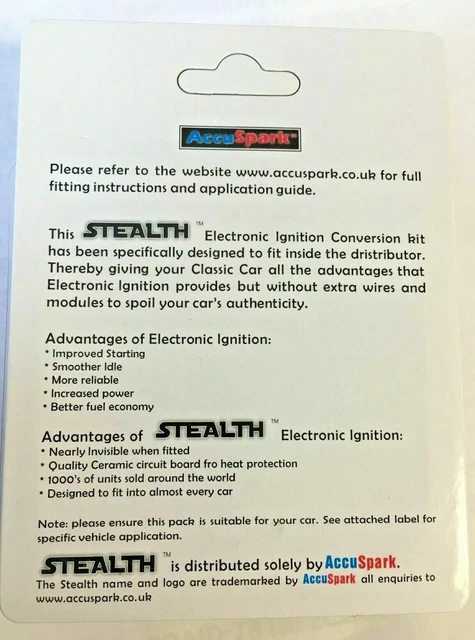 MG MIDGET 1500CC AccuSpark elektronische Zündung Umbausatz für Lucas 43 ...