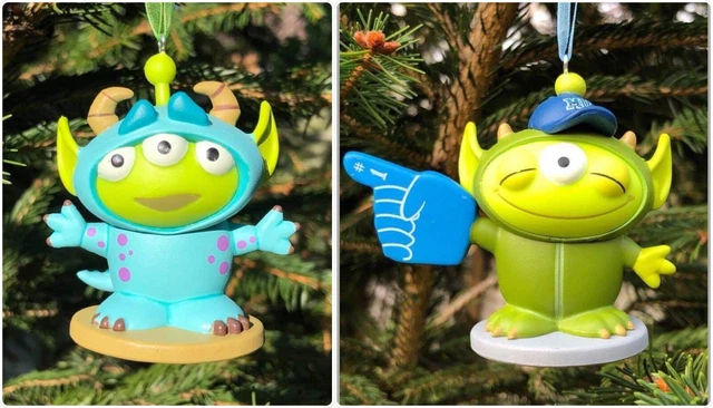 DISNEY STORE ALIEN Remix Monsters Inc Mike & Sulley Xmas Tree 🎄 ...