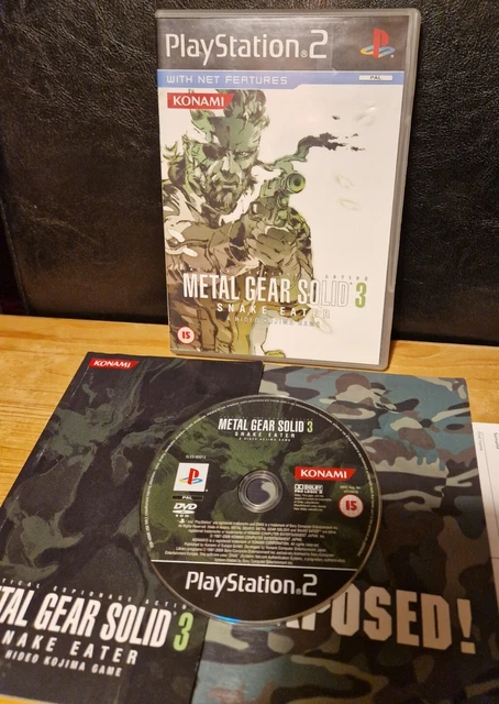 METAL GEAR SOLID 3 Snake Eater PlayStation PS2 Complete Manual PAL 2005 ...