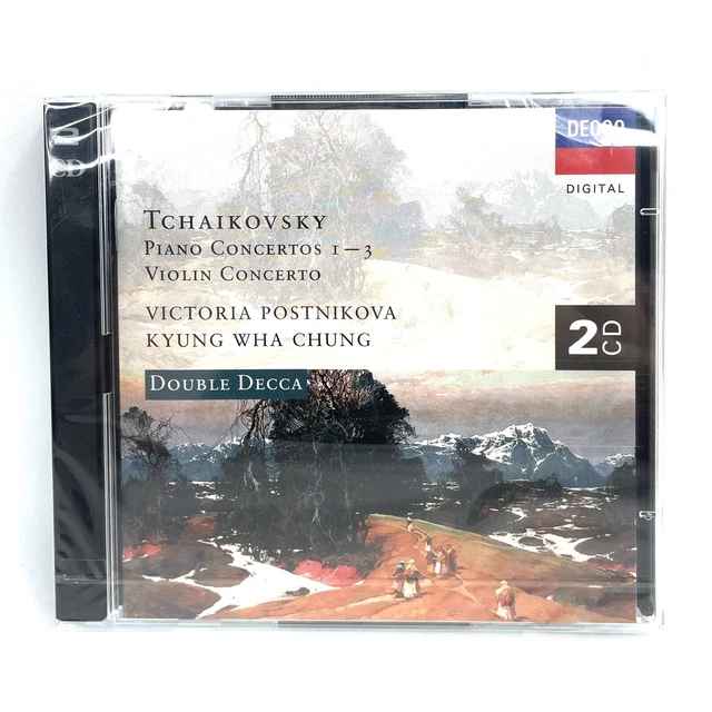 TCHAIKOVSKY: PIANO CONCERTOS Nos. 1-3; Violin Concerto by Viktoria Postnikova CD $24.47 ...