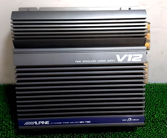 AMPLIFICATORE DI POTENZA Alpine MRV-T500 2/1 canali funzionamento confermato ... EUR 145,77 ...